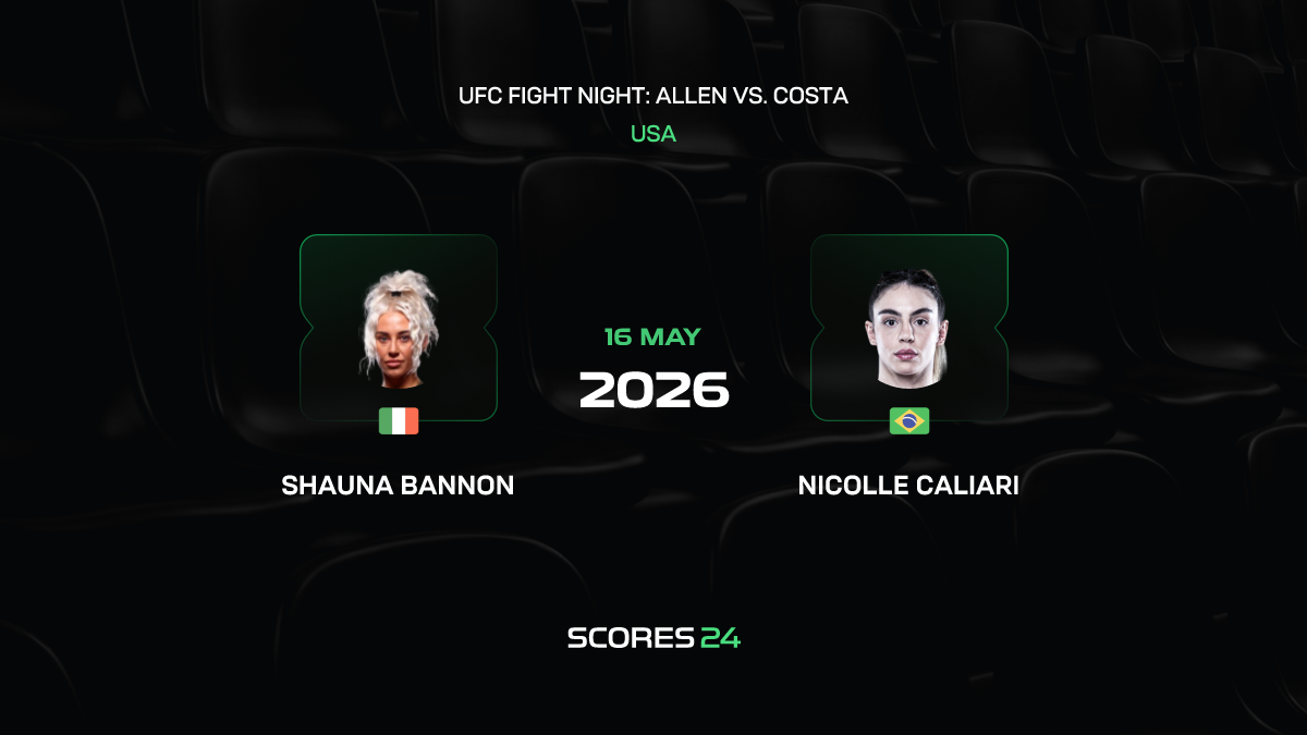 Bannon vs Caliari Match today on 16 May 2026