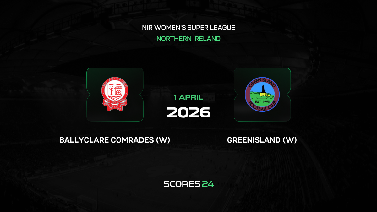 Ballyclare Comrades (w) vs Greenisland (W) Result, Goals & Match Stats ...