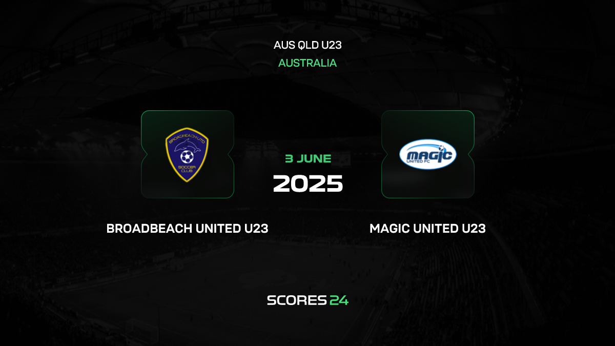 Broadbeach United U23 vs Magic United U23 Result, Goals & Match Stats ...