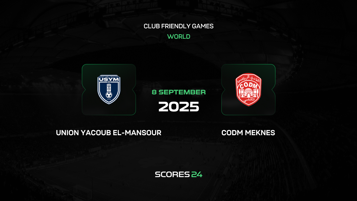 Union Yacoub El-Mansour vs CODM Meknes Result, Goals & Match Stats ...