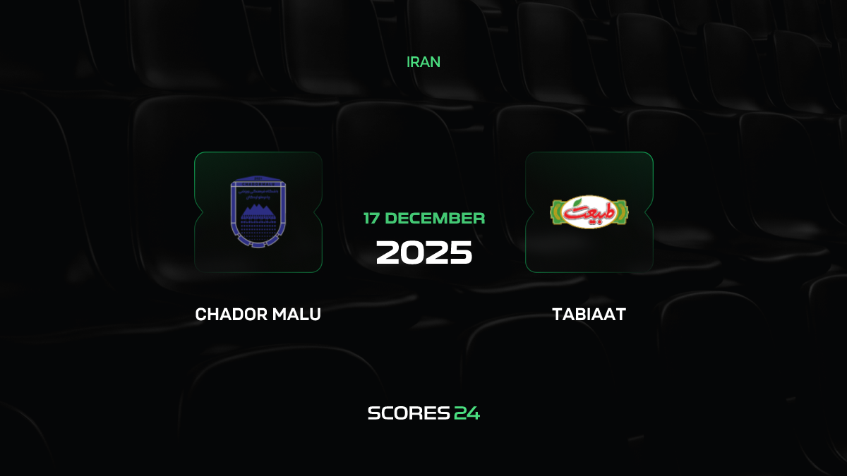 Chador Malu vs Tabiaat Match today on 17 December 2025