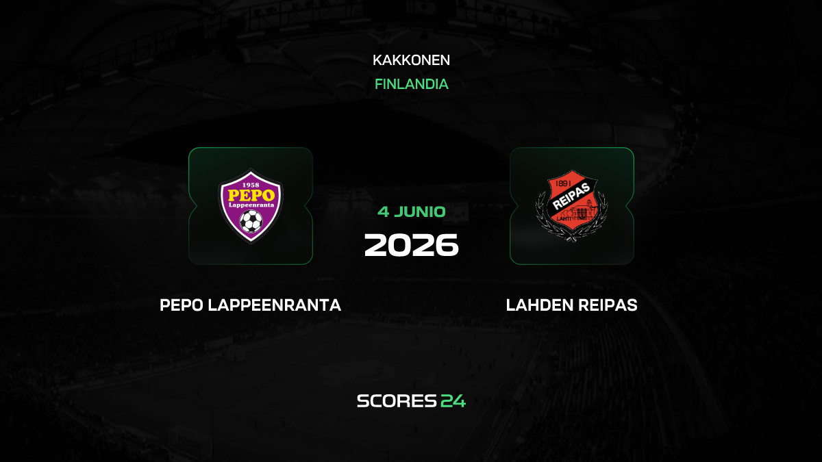 PEPO Lappeenranta vs Lahden Reipas H2H y Estadísticas de Equipo para 4 ...