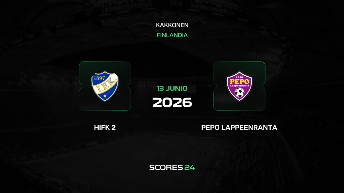 HIFK 2 vs PEPO Lappeenranta H2H y Estadísticas de Equipo para 13 junio ...