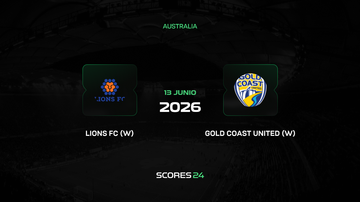 Lions FC (W) vs Gold Coast United (W) Resultado del Partido para 13 ...