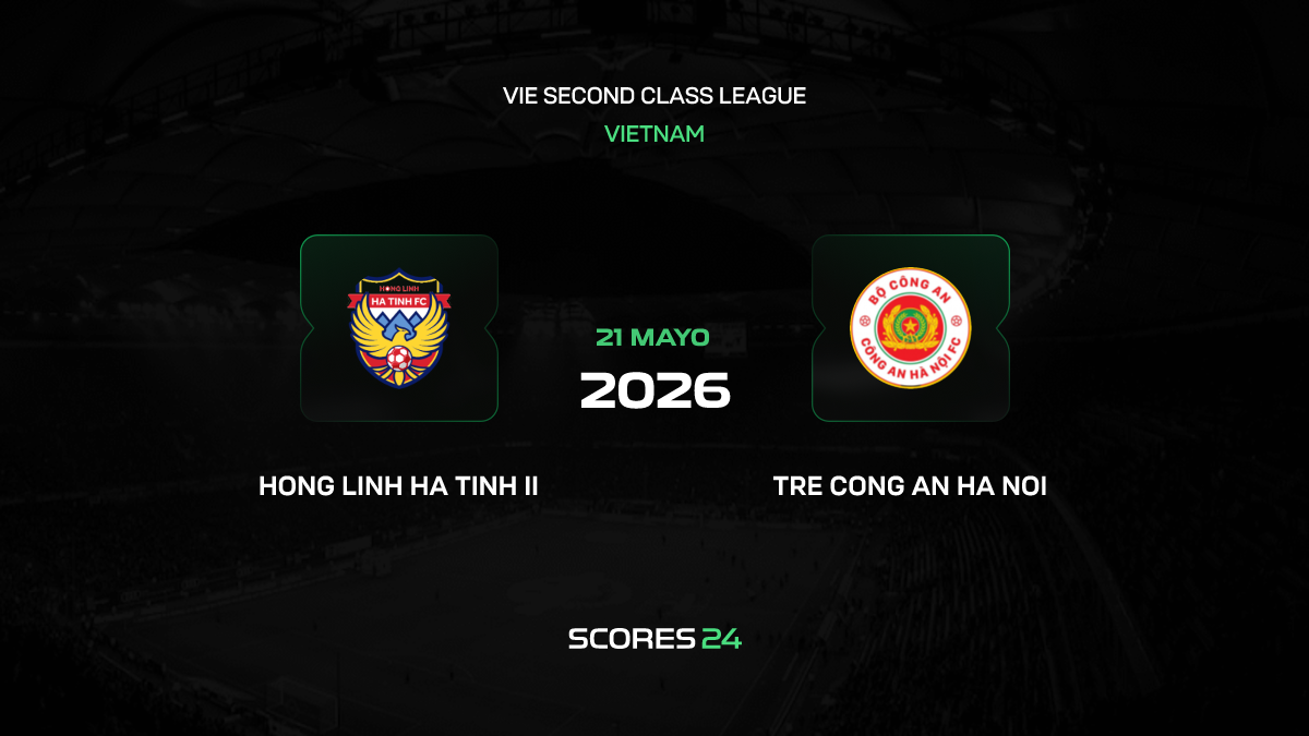 Hong Linh Ha Tinh II vs Tre Cong An Ha Noi Partido hoy el 21 mayo 2026