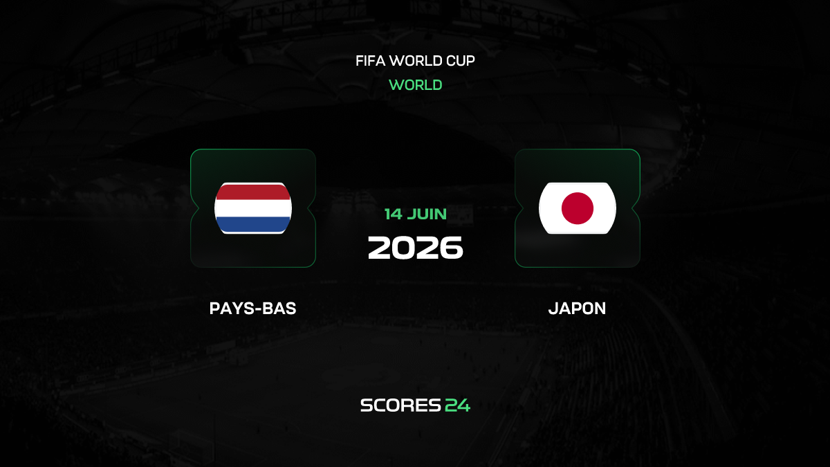 Netherlands vs Japan Résultat, Buts & Statistiques du Match