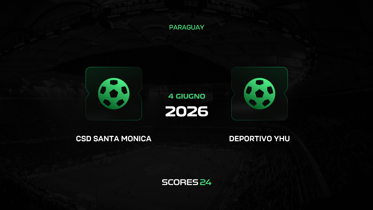 CSD Santa Monica vs Deportivo Yhu Streaming Live 4/06/2026, Formazioni ...