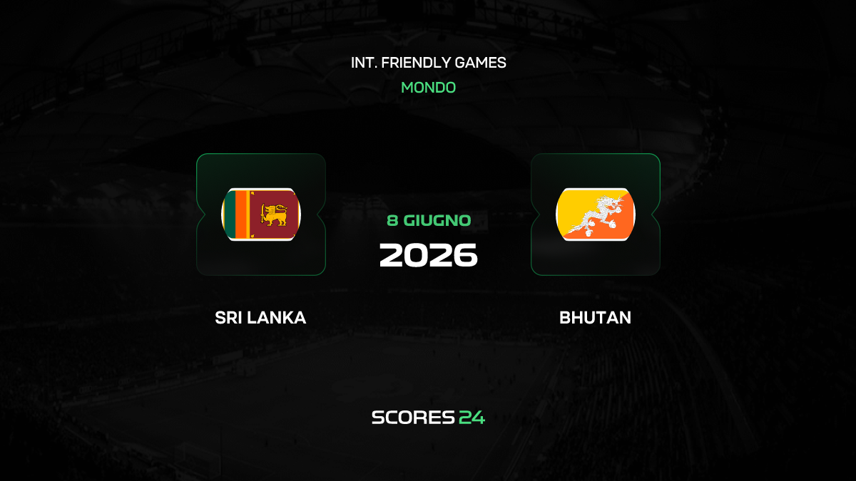 Sri Lanka vs Bhutan Streaming Live 8/06/2026, Formazioni & Quote