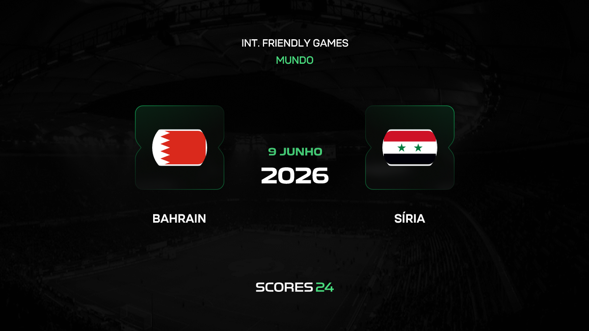Bahrain vs Syria Prognóstico 9/06/2026 – Odds, Dicas & Análises