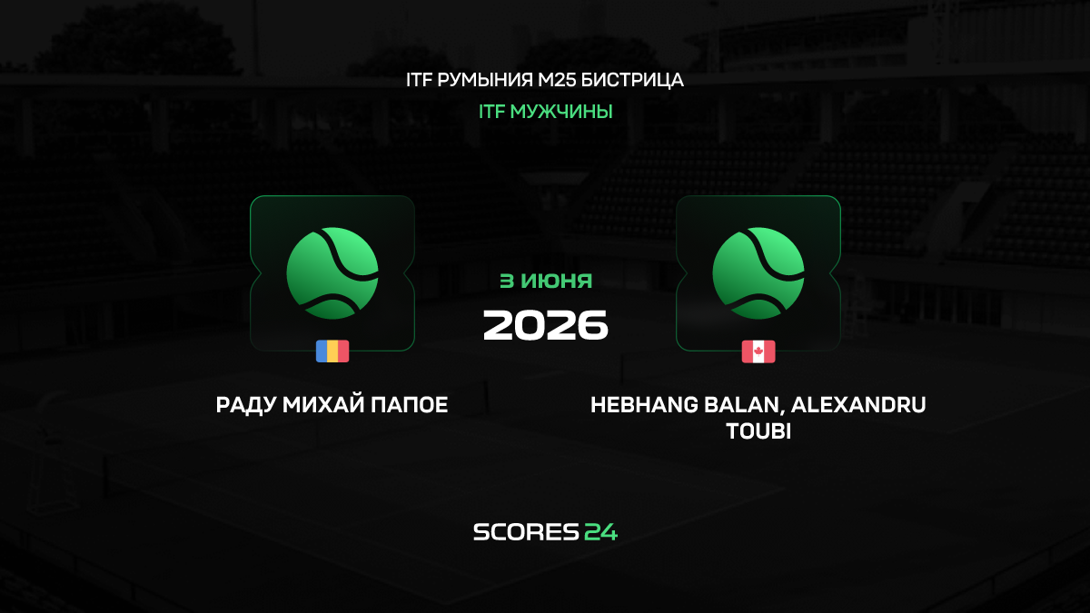 Папое - Hebhang Balan, Alexandru Toubi сегодня 3 июня 2026